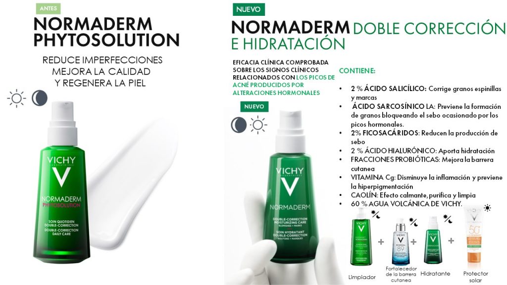 Vichy Normaderm Cuidado Diario Doble Corrección 50ml - dermaproductos