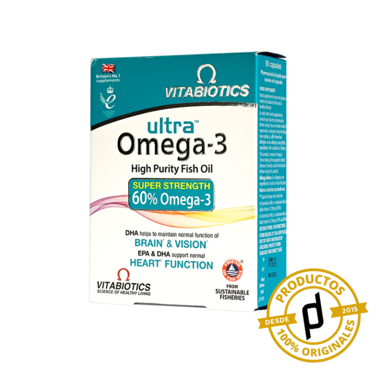 Vitabiotics Ultra Omega-3 60 Cápsulas - dermaproductos