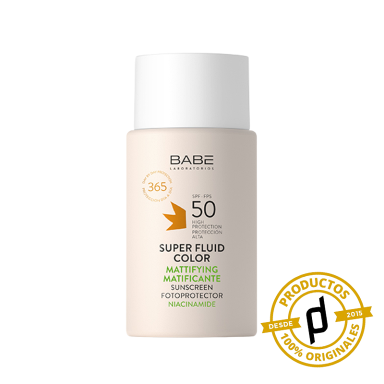 Babé Super Fluid Color Matificante SPF 50 50ml - dermaproductos