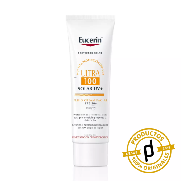 Eucerin Protector Solar Ultra 100 Fluid 50+ 80ml - dermaproductos