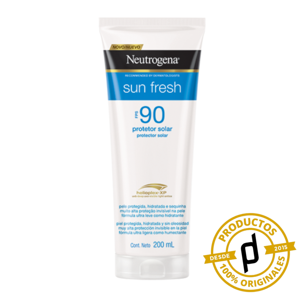 Neutrogena Sun Fresh Protector Solar Crema FPS 90 200ml - dermaproductos